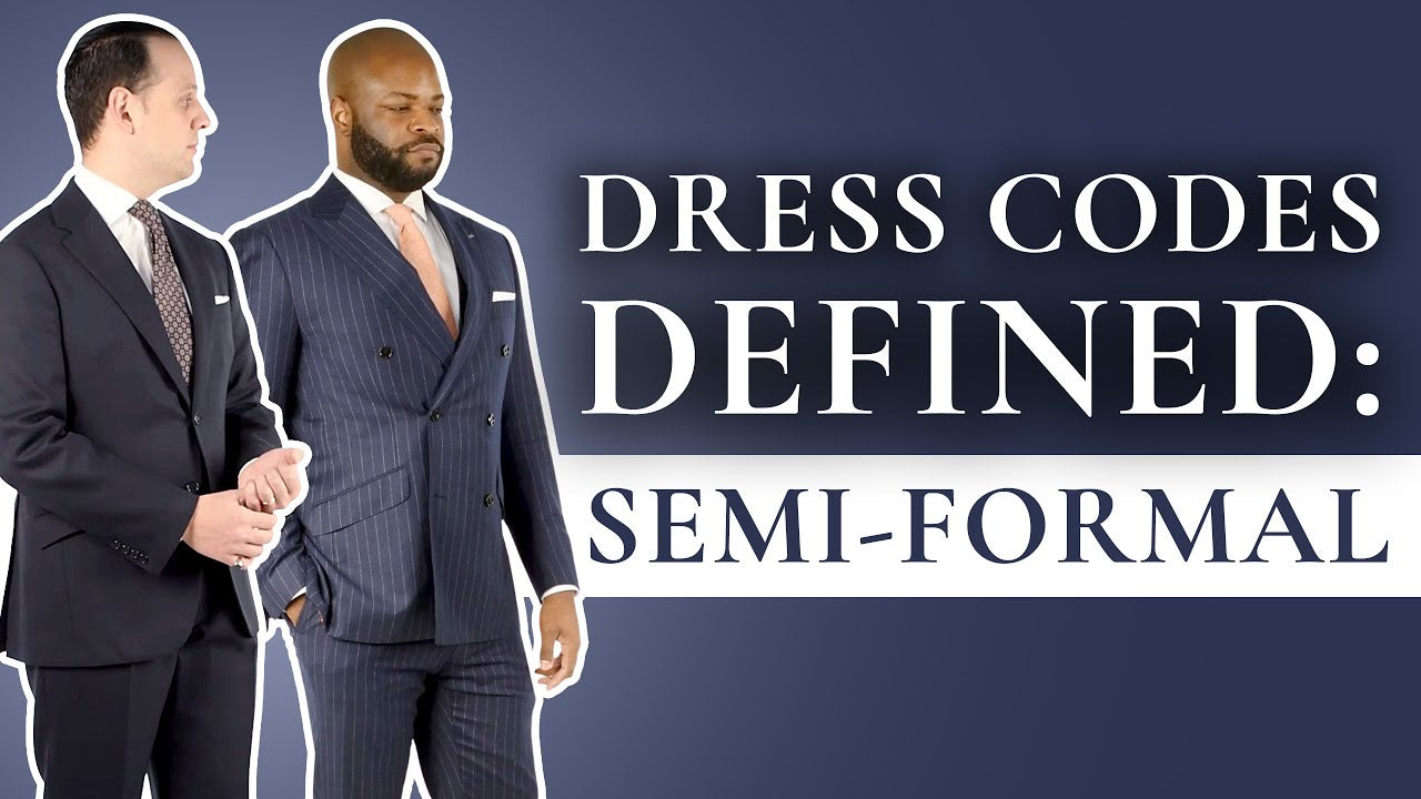 Deciphering Dress Codes: From Casual to Formal – Elegant Men's Attire